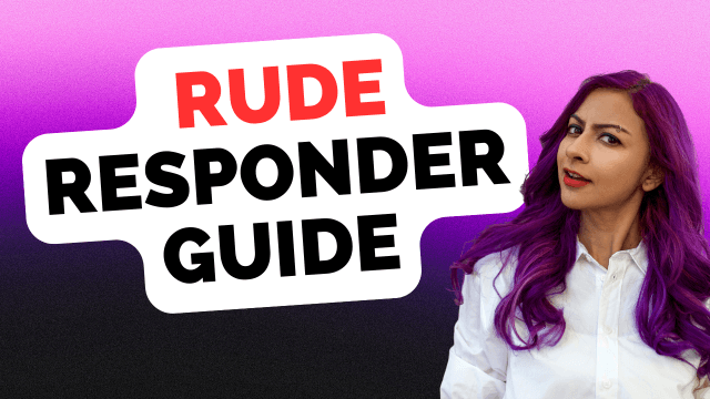Rude Responder Guide - Speak as a Leader