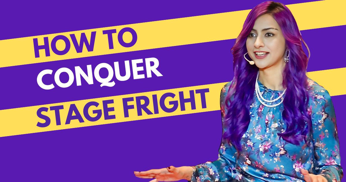 How to CONQUER Your Stage Fright - Speak as a Leader