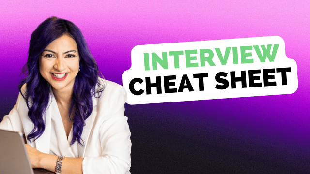 Interview Cheatsheet - Speak as a Leader